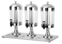 China 8L Per Tank Catering Buffet Equipment  Ice - Cold Style Stainless Steel Drink Dispenser for sale