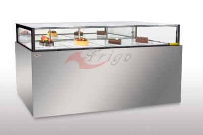 China 1 To 6 Degree Food Display Showcase Ventlation Cooling Bottom Storage for sale