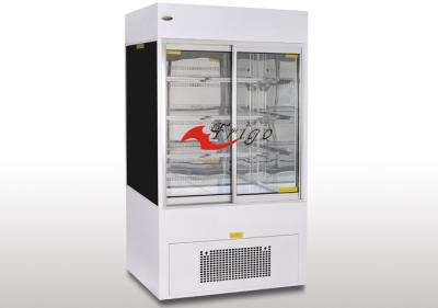 China Front Sliding Door Food Display Showcase Can Be Embeded In The Wall for sale