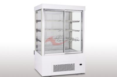 China Multideck Open Chiller Food Display Showcase With Front Sliding Door - 2 To 6 Degree for sale