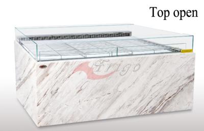 China LED Light Board Open Display Cases Different Depth 1.0m / 1.1m / 1.2m Powerful Cooling for sale