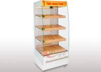 China Floor Standing Open Display Cases PID Controlled Self Service Open Warmer 3 Shelves for sale