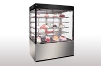China Upright Cold Cabinet Four Sides Glass For Window Display Auto Defrosting for sale