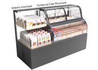 China Combined Showcase For Coffee Shop 2 - 10 Degree LED light Self Service for sale