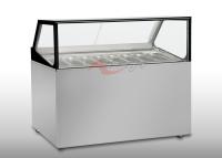 China R290 Available Square Gelato Display Case 2 Layers LED Light Fast Cooling for sale