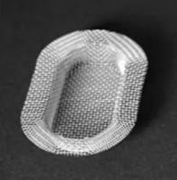 China Stamping Oval Shaped Suction Screen Filter Stainless Steel / Aluminum Alloy for sale