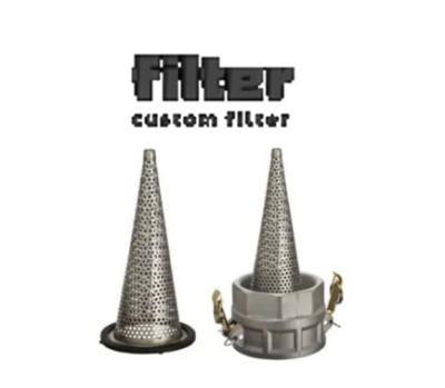 China 1 - 2 Layers Witch Hat Mesh Cone Strainer For Chemical Industry for sale