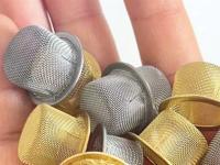 China Cap Shaped Stamping Custom Metal Mesh Filters Big Pressure Resistant for sale