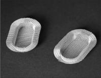 China Stamping Oval Shaped Suction Screen Filter Stainless Steel / Aluminum Alloy for sale