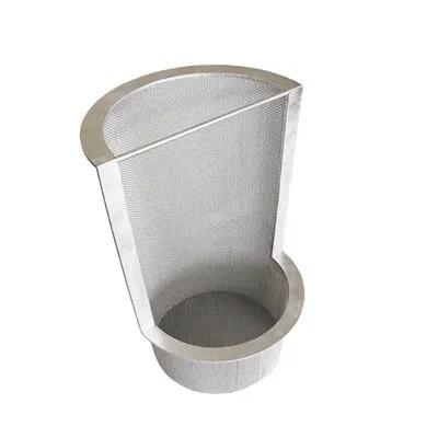 China Industrial Stainless Steel Mesh Basket Strainer 10-300mesh sink strainer for sale