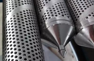 China Customized Perforated Stainless Steel Mesh Tube Filter Dome Triangle Shaped for sale