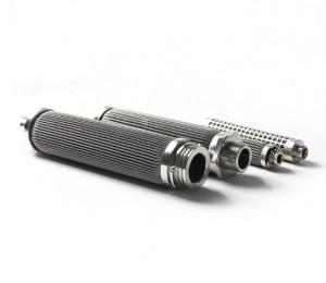 China Stainless Steel Pleated Oil Filter Element High Temperature Acid Resistant for sale