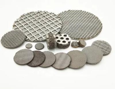 China Sintered Multi Layer Extruder Screen Pack For Plastic Polymer Melt Filtration for sale