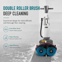 China Hotsale WalLergo 1200m2/h Efficient Cleaning Floor Scrubber School Hospital diamond Floor Cleaning Machine for sale