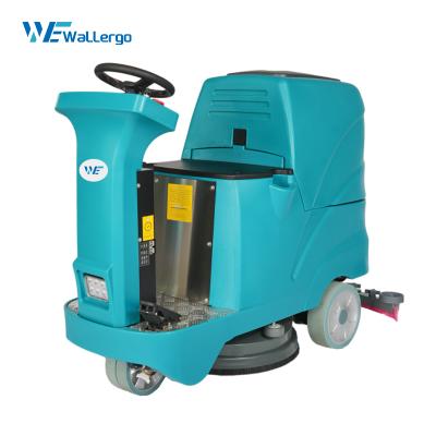 China Factory Direct Sale Professional Efficient Floor Scrubber Automatic Floor Cleaning Machine Ride on Floor Scrubber for sale