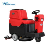 China High Performance Industrial Dual-Brushes Ride-on Floor Scrubber Tile Marble Scrubber Machine Warehouse Cleaning Machine for sale