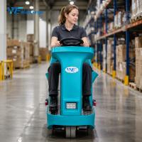 China High Quality Single Brush Electric Driving Cleaning Machine Industrial Ride on Floor Scrubber Suitable for Warehouse Factory for sale