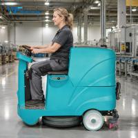 China High Quality Single Brush Electric Driving Cleaning Machine Industrial Ride on Floor Scrubber Suitable for Warehouse Factory for sale