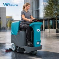 China High Quality Industrial 24V 240AH Battery Ride-on Scrubber Machine Airport Floor Automatic Floor Scrubber for sale