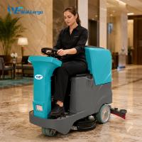 China High Quality Industrial 24V 240AH Battery Ride-on Scrubber Machine Airport Floor Automatic Floor Scrubber for sale