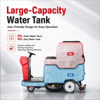 China Hotsale Automatic Micro Driving Ride on Floor Scrubber Machine Concrete Warehouse Mop Cleaning Machine for sale
