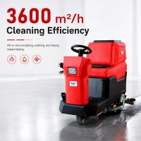 China Hotsale Automatic Micro Driving Ride on Floor Scrubber Machine Concrete Warehouse Mop Cleaning Machine for sale