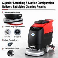 China Hotsale Intelligent Convenient Floor Cleaning Machine 60L Cordless Battery Auto Floor Scrubber for Narrow Aisle for sale