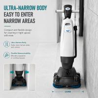 China WalLergo Low Noise Battery Powered Floor Cleaning Machine Wireless Electric Commercial Marble Polishing Machine for sale