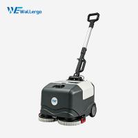 China Hotsale Small Floor Scrubber Battery Powered 120 Minutes Run Time Hand Push Floor Washing Machine Applicable to Hotel School for sale