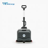 China Hotsale Small Floor Scrubber Battery Powered 120 Minutes Run Time Hand Push Floor Washing Machine Applicable to Hotel School for sale