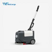 China Hotsale Small Floor Scrubber Battery Powered 120 Minutes Run Time Hand Push Floor Washing Machine Applicable to Hotel School for sale