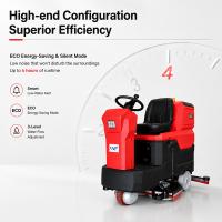 China Affordable Price Electric Ride-on Dual-brush Floor Scrubber Machine Factory Warehouse Marble Floor Scrubber for sale
