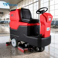 China Electric Ride-on Floor Scrubber Battery Powered Scrubber Dryer for Cleaning in Hotels and Shopping Malls for sale