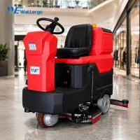 China Electric Ride-on Floor Scrubber Battery Powered Scrubber Dryer for Cleaning in Hotels and Shopping Malls for sale