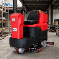 China Best Sell 24V 200AH Lithium Battery Floor Scrubber 860MM Cleaning Width Scrubber Machine for Construction for sale