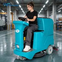 China Best Sell 3 in 1 Industrial Area Floor Scrubber Machine 660MM Cleaning Width for Factory Floors Warehouses for sale