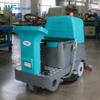 China Industrial Floor Cleaning Machine Battery Powered Electric Ride on Cleaning Machine for Warehouse Parking Lot for sale