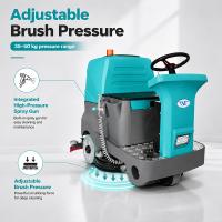 China High Quality 3 in 1 Automatic Floor Scrubber Concrete Warehouse Mop Cleaning Machine for sale