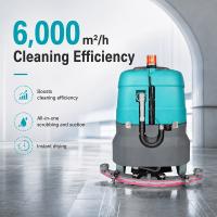 China High Quality 3 in 1 Automatic Floor Scrubber Concrete Warehouse Mop Cleaning Machine for sale
