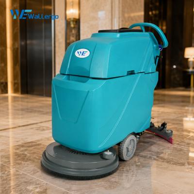 China Electric Commercial Floor Scrubber Machine Walk-behind Industrial Ceramic Tile Floor Cleaning Machine for sale