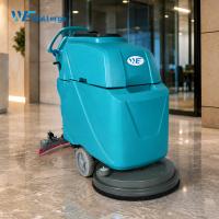 China Electric Commercial Hand Push Scrubber Machine Industrial Granite Floor Cleaning Machine for Warehouse Sport Hall for sale