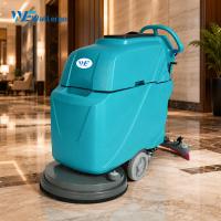 China Electric Commercial Hand Push Scrubber Machine Industrial Granite Floor Cleaning Machine for Warehouse Sport Hall for sale