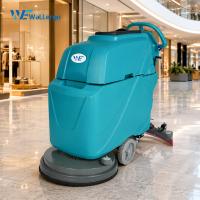 China Electric Commercial Hand Push Scrubber Machine Industrial Granite Floor Cleaning Machine for Warehouse Sport Hall for sale