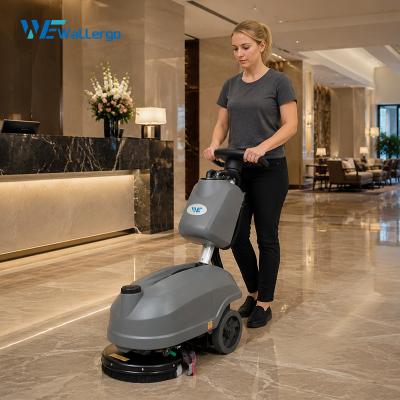 China Compact Flooring Cleaning Machine Battery Powered Floor Scrubber Machine Brush Cleaner Machine for sale