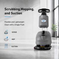 China Automatic Floor Scrubber Machine Battery Powered Electric Mini Floor Scrubber for sale