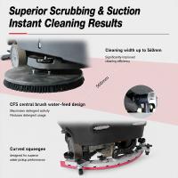 China 2026 New Product Newest Electric Floor Scrubber Machine Commercial Ride on Cleaner for sale