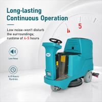 China 530mm Floor Scrubber Machine Small Ride on Floor Scrubber Concrete Floor Cleaning Machine for sale