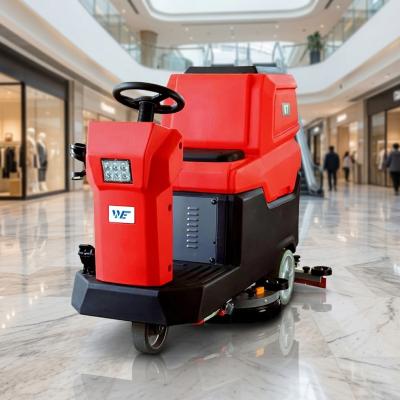 China Intelligent Ride on Floor Scrubber Commercial Automatic Marble Surface Cleaning Machine for sale