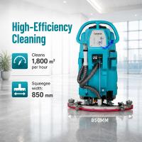 China Industrial Floor Scrubber 200AH Lithium Battery Powered Floor Scrubber Machine Cleaning Machine for sale