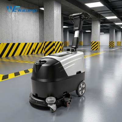 China Walk Behind Floor Scrubber Electric 3 in 1 Industrial Tile Cleaning Machine for sale